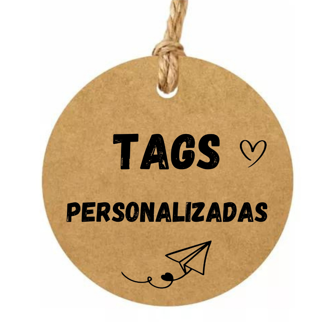 Tag Personalizada 5x5 cm para lembrancinhas, brindes, presentes ...