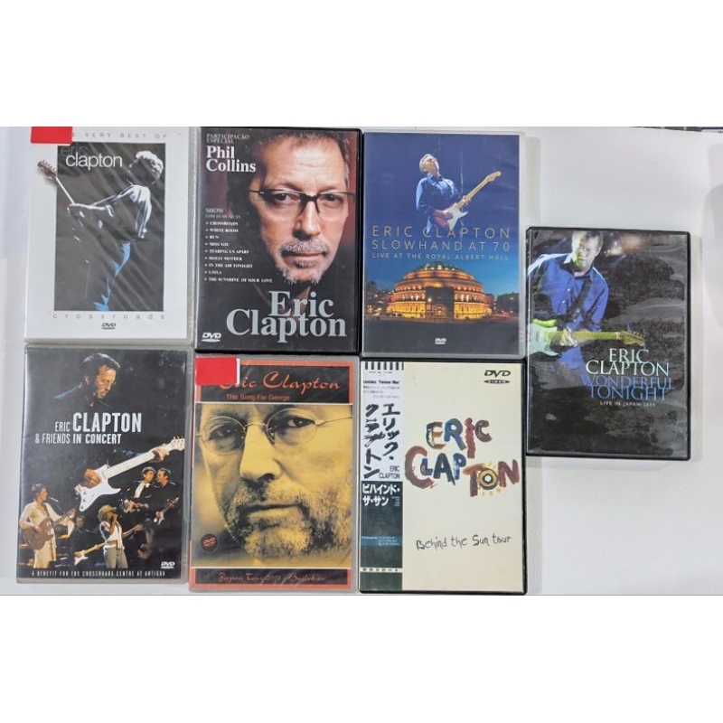 7 DVDs Eric Clapton | Shopee Brasil
