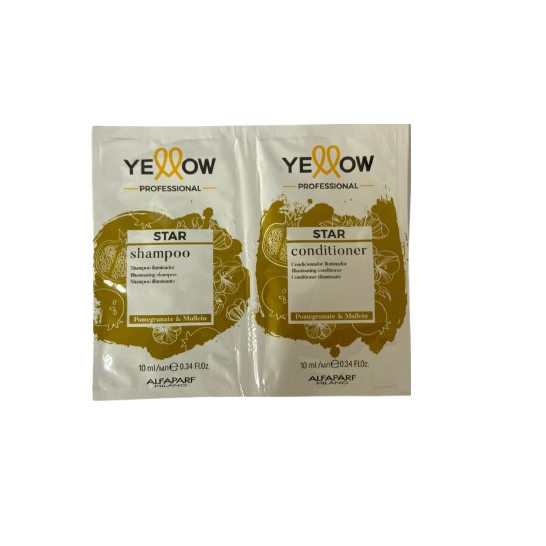 Kit Star Yellow Shampoo e Condicionador 10ml Amostra | Shopee Brasil
