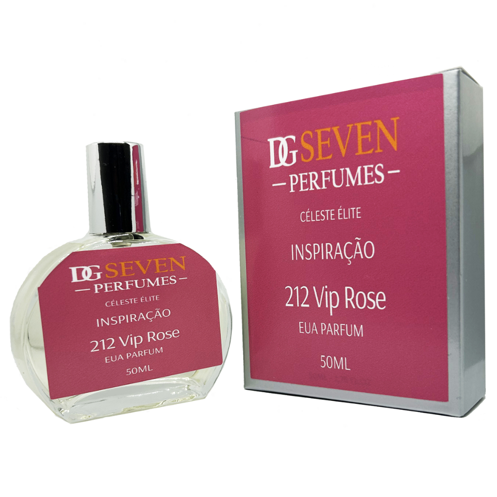 Perfume ( ref. 212 VIP ROSE ) CELESTE ELITE artesanal feminino 50ml EDP ...