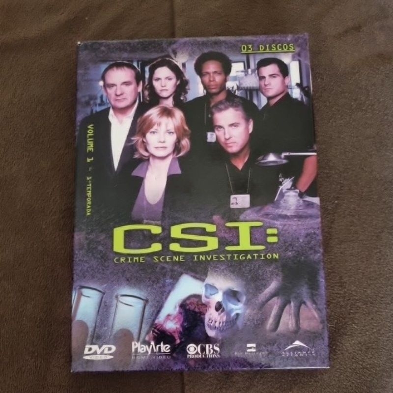 CSI - Dvd - Primeira temporada - Volume 1 | Shopee Brasil