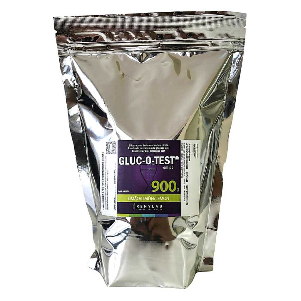 Glicose Anidra em Pó para teste Glicemia Semelhante Glutol 900g Renylab ...