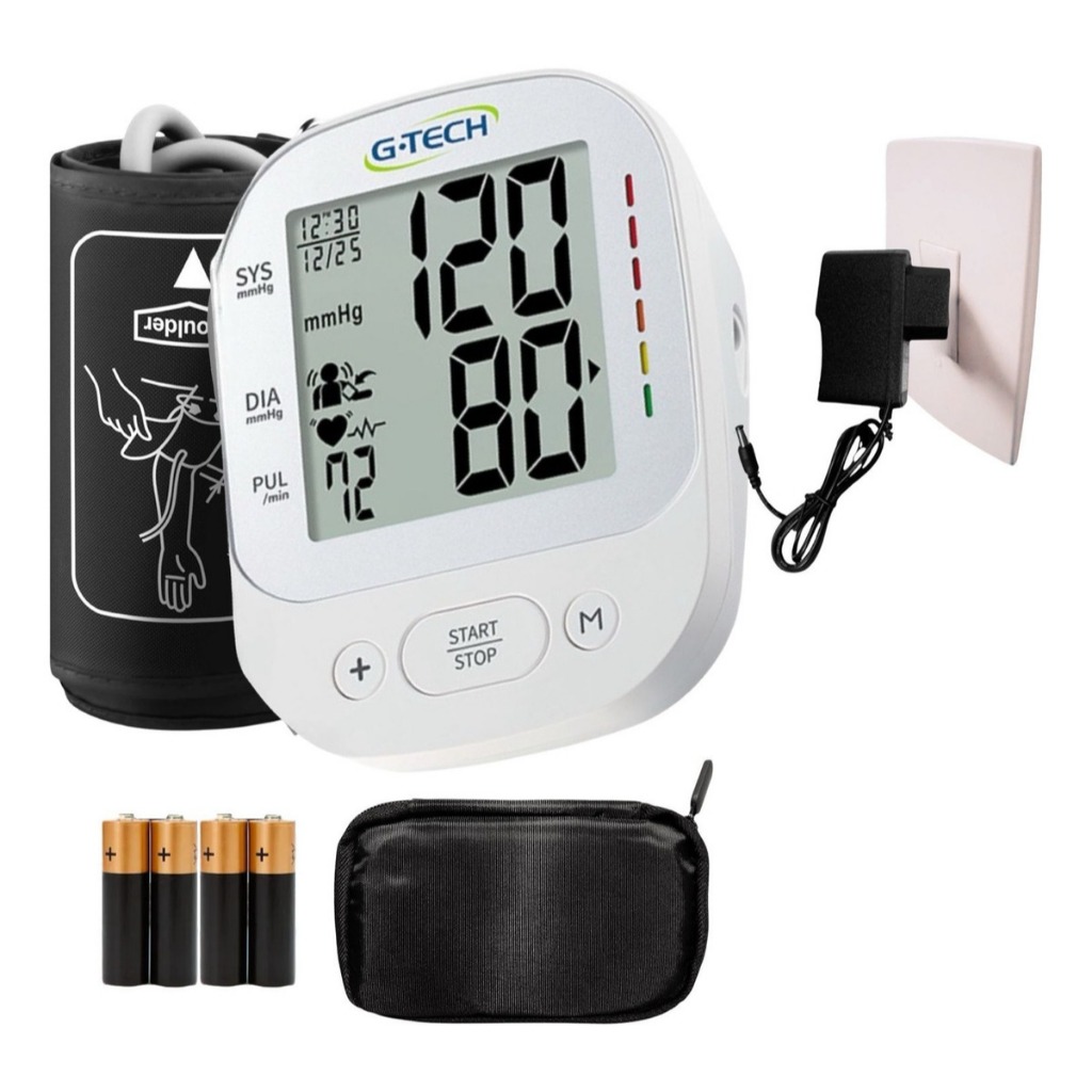 Aparelho De Pressão Arterial PA Digital Grande Tomada Bivolt 5 anos de ...