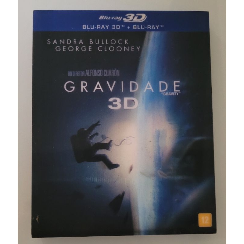 Blu-ray Gravidade-3D+2D-Com luva-Sandra Bullock | Shopee Brasil