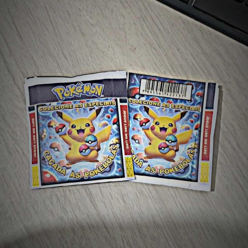 Kit 200 cards figurinhas do POKÉMON ENVELOPE DE PAPEL > kit de 50/Card ...