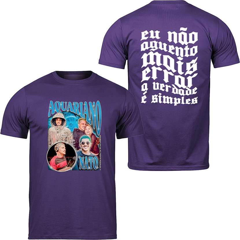 Camiseta Meme Aquariano Nato Chico Moedas Modinha De Algodão | Shopee ...