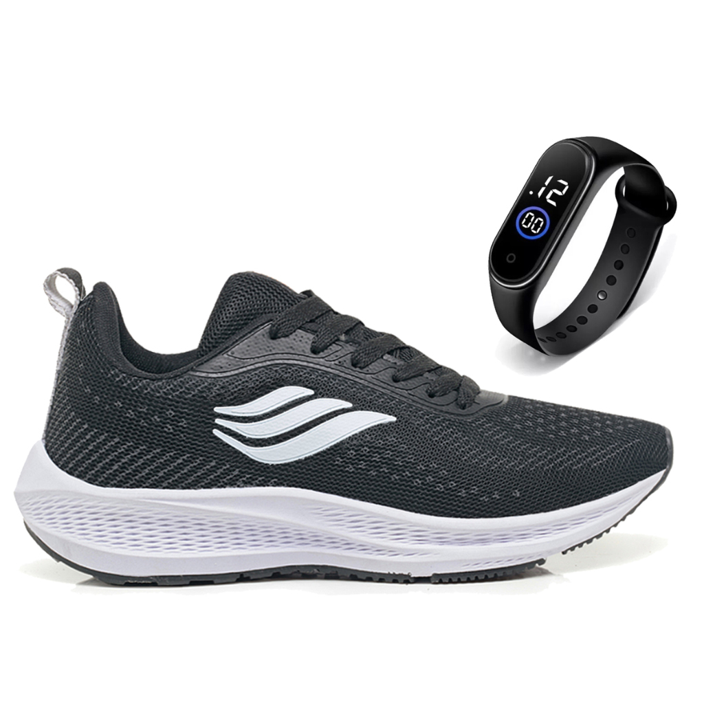 Tênis Charge Kit Masculino Esportivo Academia Corrida Ad Original ...