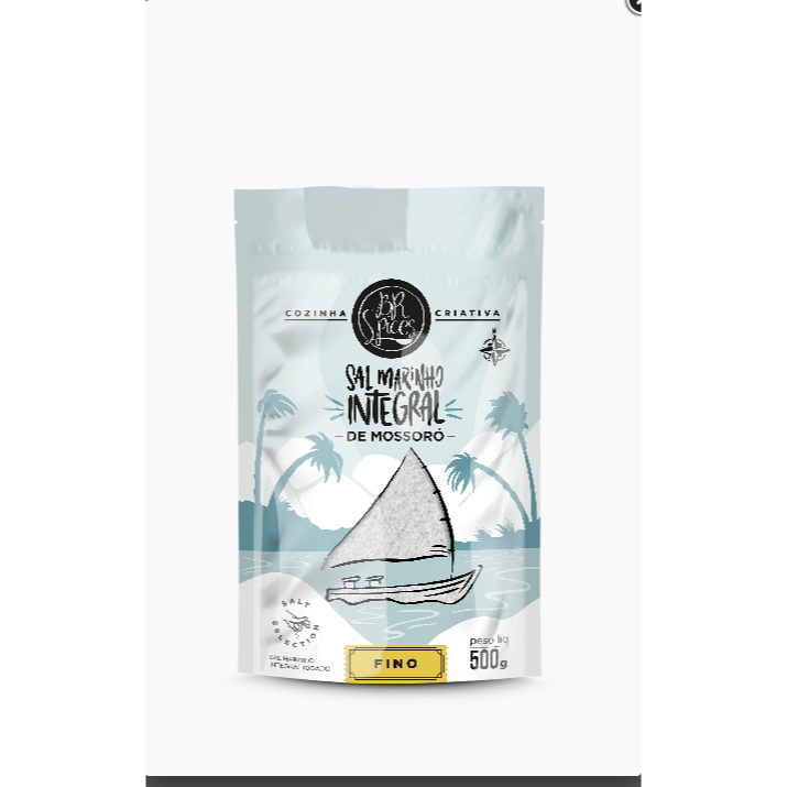 Sal Marinho BR Spices Integral 500g | Shopee Brasil