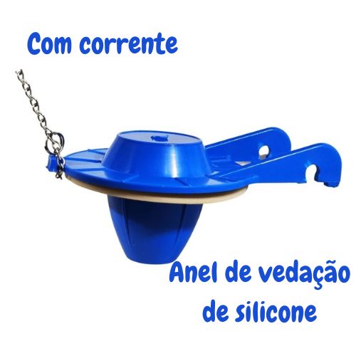 OBTURADOR UNIVERSAL PARA CAIXA ACOPLADA COM CORRENTE - VALEPLAST | Shopee Brasil