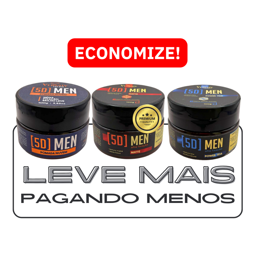 Kit 3 Pomadas Prime Mate, Power Teia, Nuvem 100g Versaty | Shopee Brasil