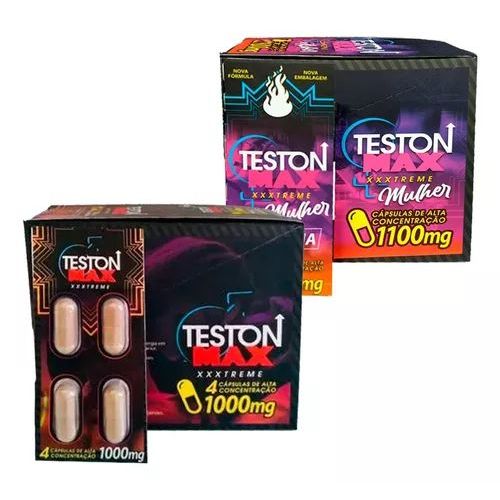 Teston Max Mulher/Homem 1100mg 75% - Multivitta | Shopee Brasil