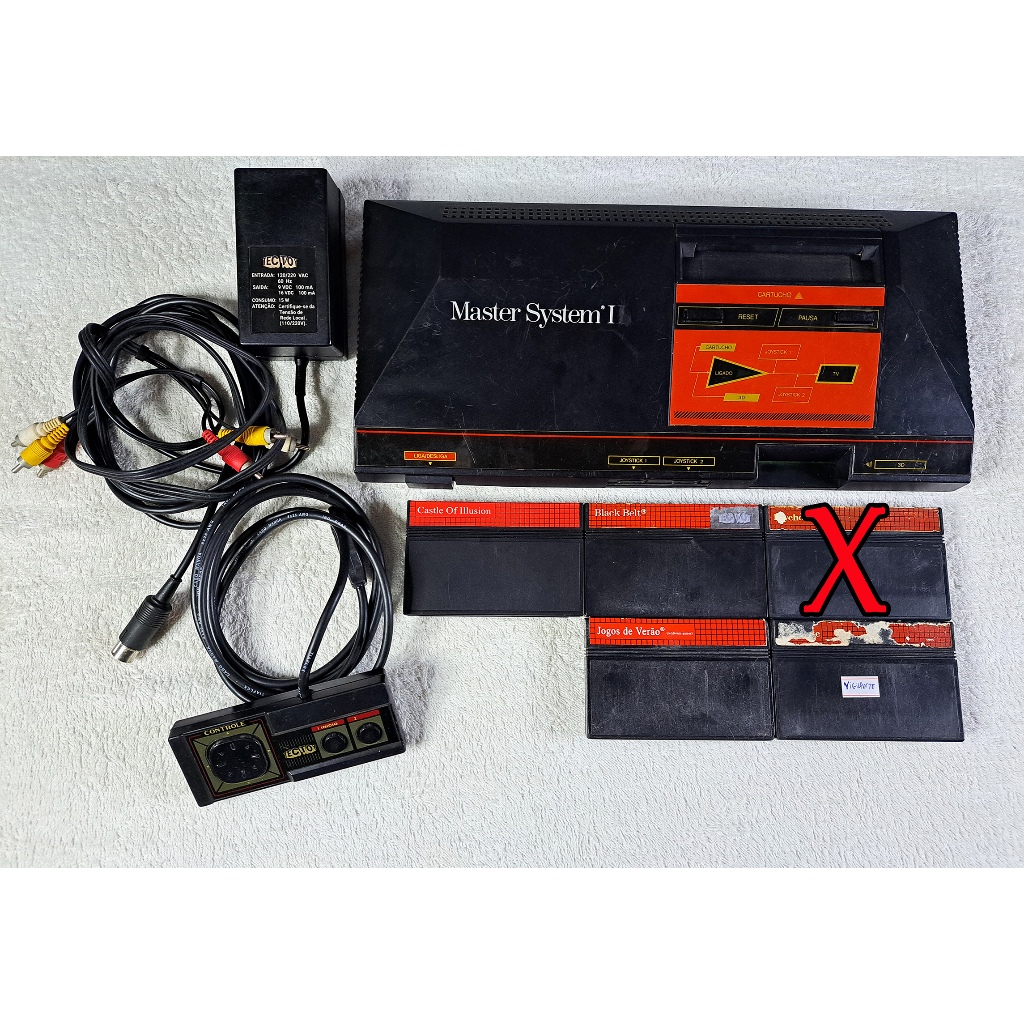 Console Master System 2 Tectoy Todo Original - Com 5 Jogos Originais (4 ...