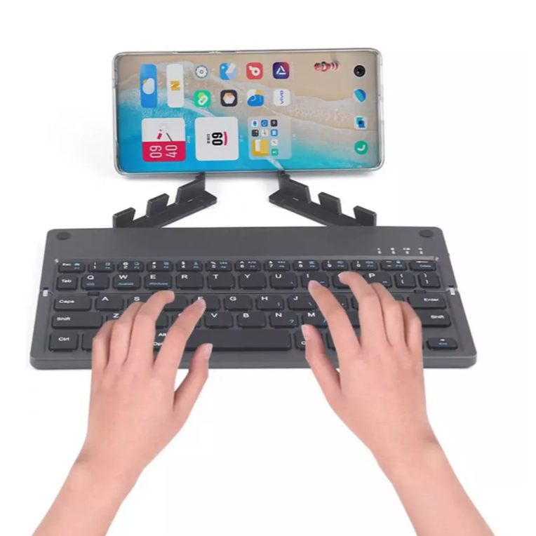 Mini Teclado Dobrável Bt Para iPad Celular Tablet | Shopee Brasil