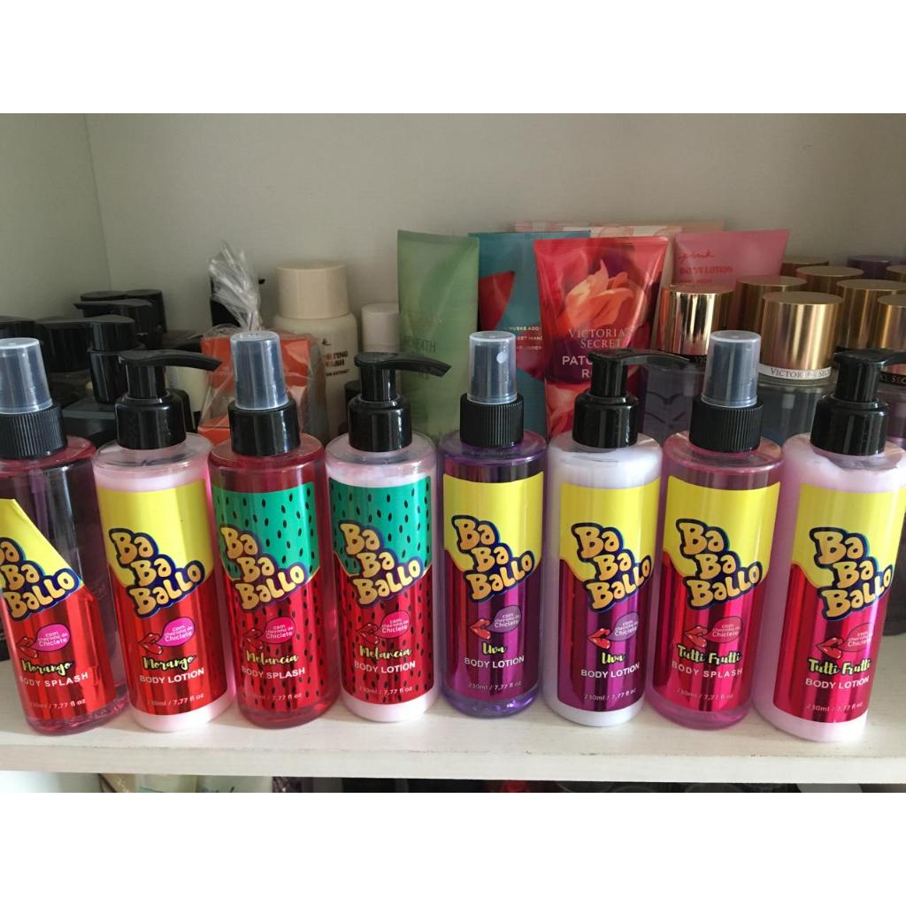 Kit Body Splash e Loção Hidratante Babaloo | Shopee Brasil