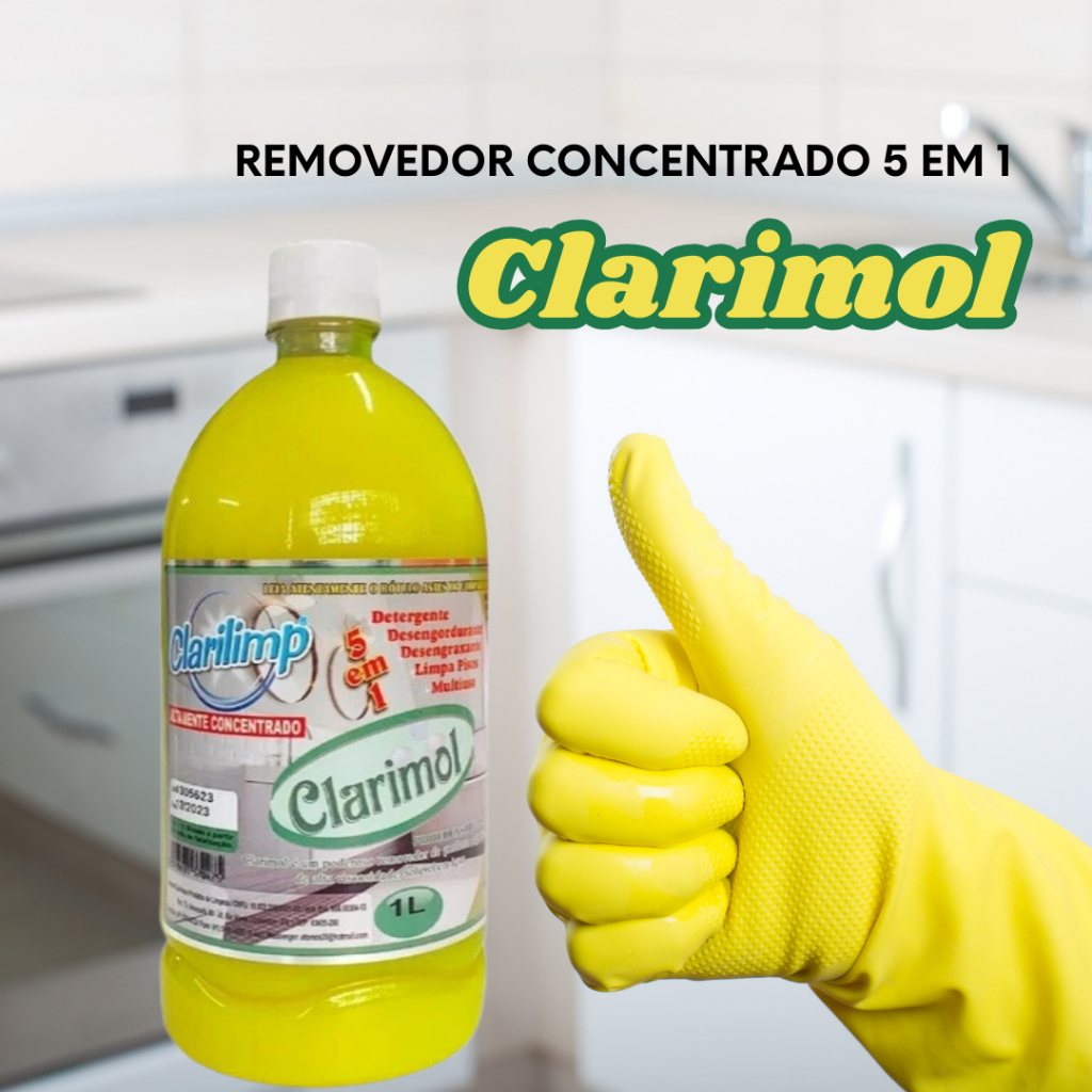 Removedor clarimol multiuso desengraxante 5x1 concentrado 1L tipo ...