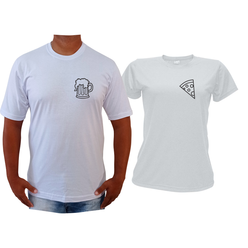 Kit Camiseta Casal Memes Conjunto Casal | Shopee Brasil