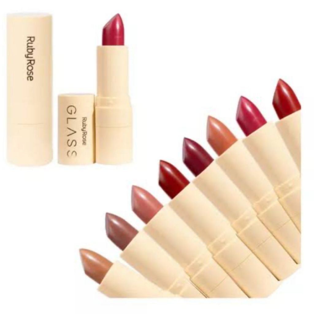 BATOM BALA GLASS - RUBY ROSE | Shopee Brasil
