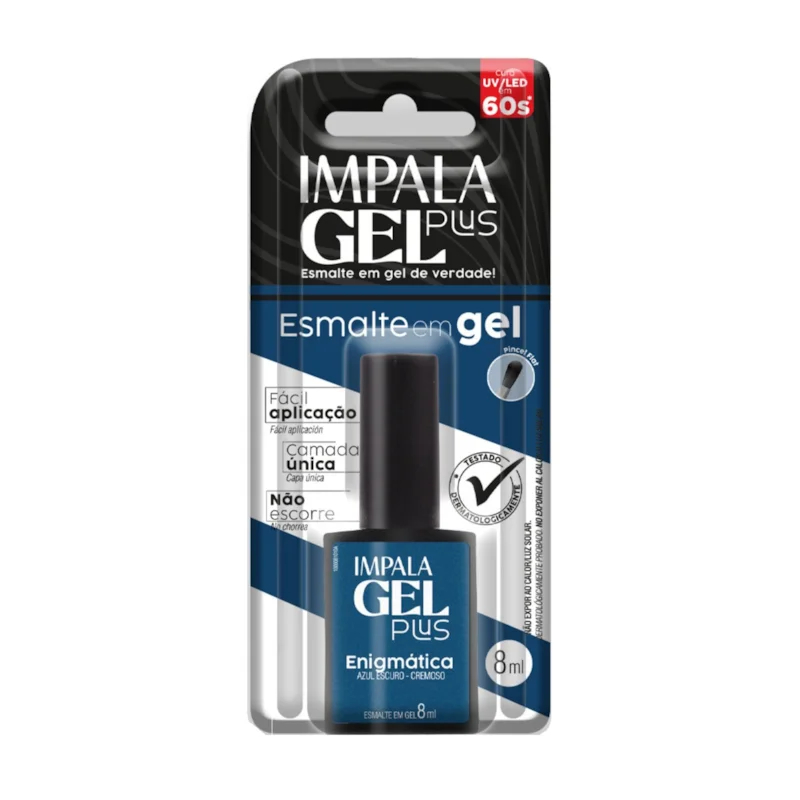 Esmalte Impala Gel Plus 8ml - Escolha sua cor | Shopee Brasil
