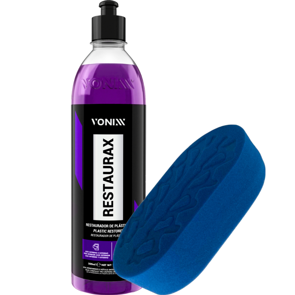 Aplicador Espuma Densa Vonixx Para Cera Plástico Restaurax | Shopee Brasil