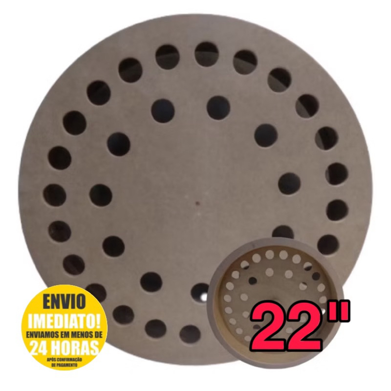Carretilha Pipa 22 Polegada (55cm) Com Rolamento Duplo | Shopee Brasil