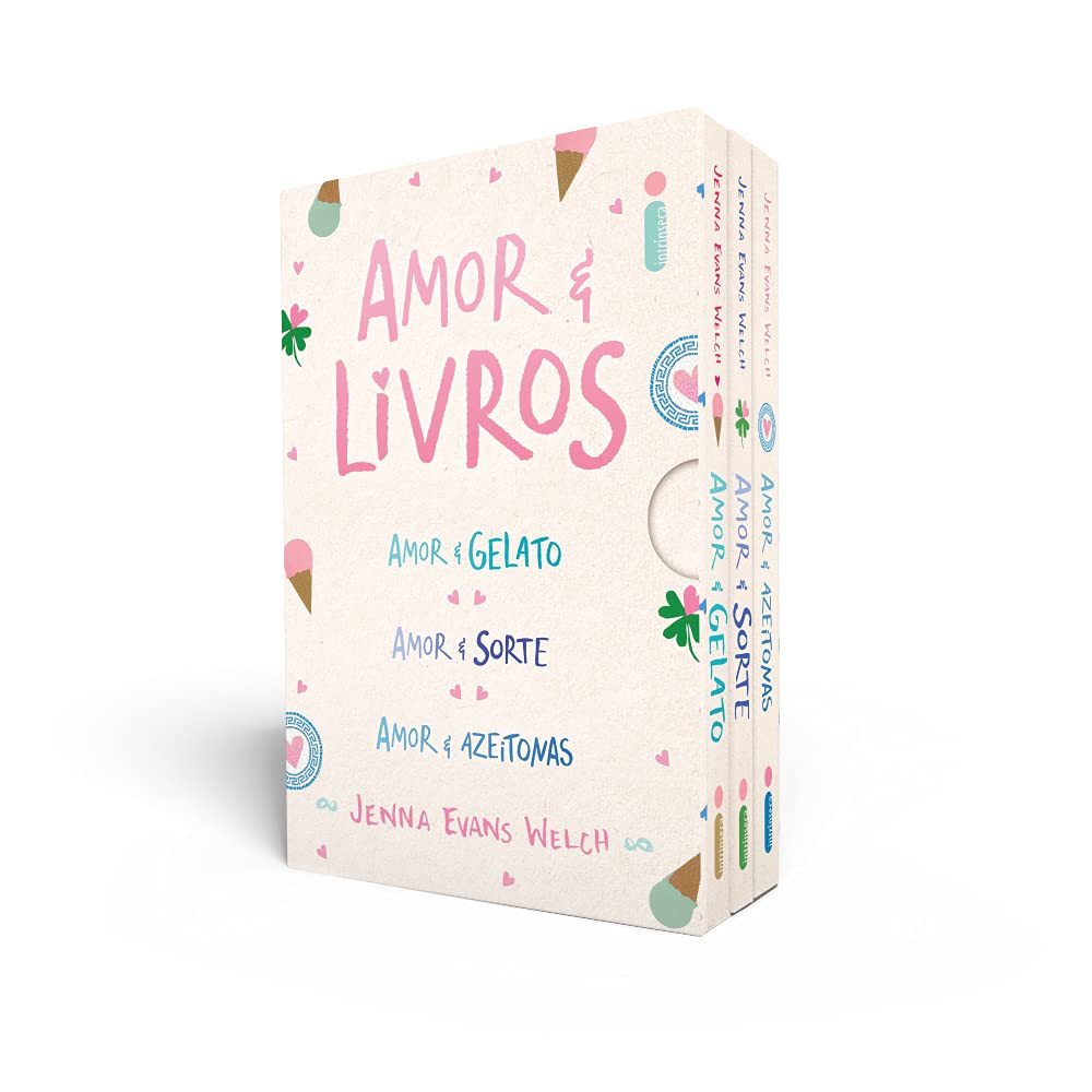 Livro Box do Amor e Gelato Amor & livros: Caixa com os 3 volumes da ...