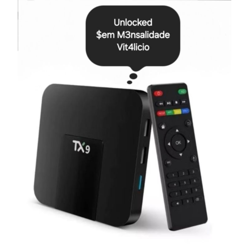 Conversor Android TV Smart Box TX9 OPEN | Shopee Brasil
