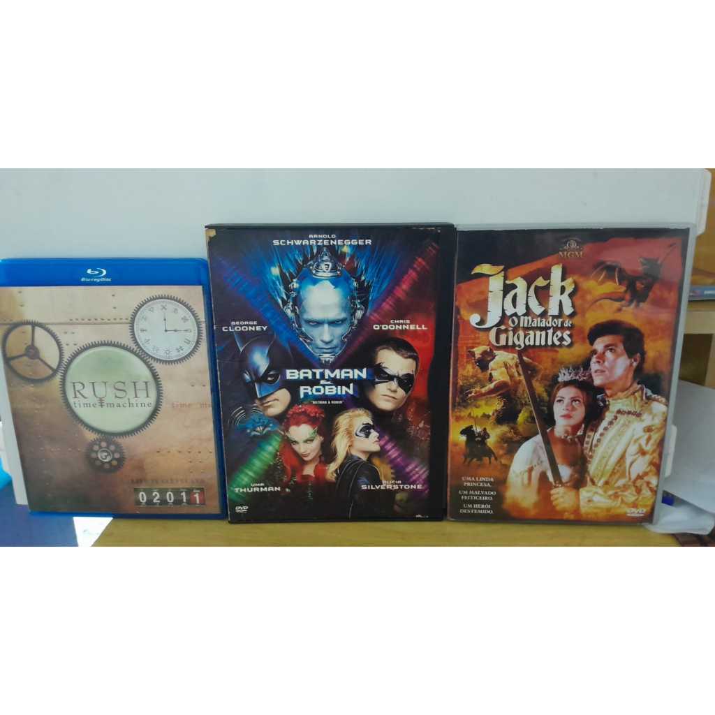 COMBO COM 2 DVDS E UM BLU-RAY | Shopee Brasil