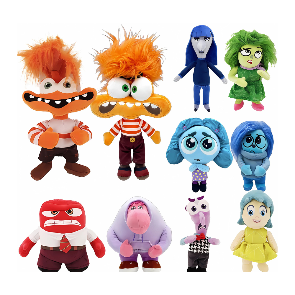 Pelucia Divertidamente 20/25cm Filme 2 Alegria - Medo - Ansiedade ...