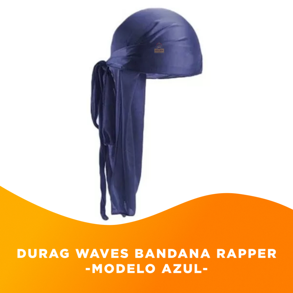 Bandana Durag Dureg Azul Original Para Waves | Shopee Brasil