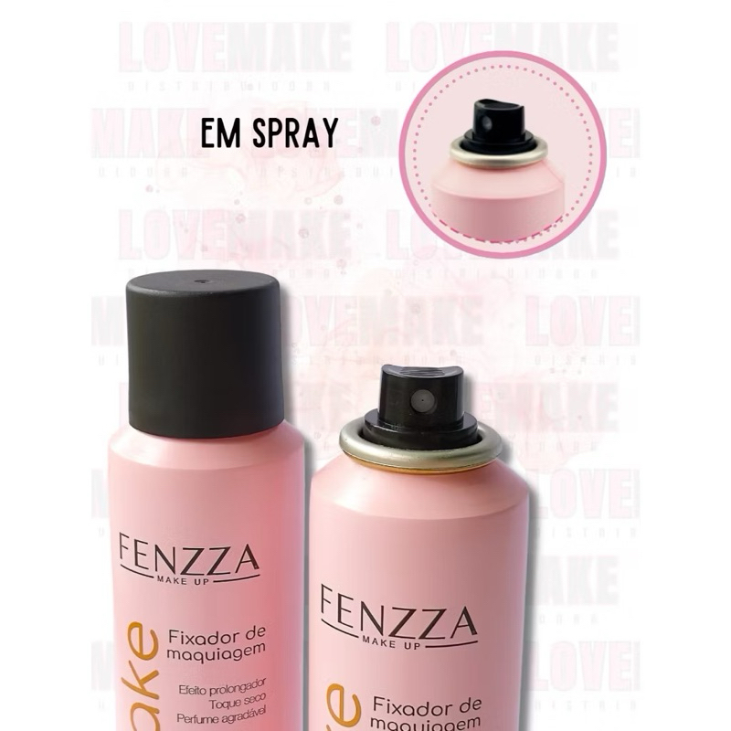 Fixador de Maquiagem Fenzza em Spray 150ml - Fenzza Make Up Fix Make ...