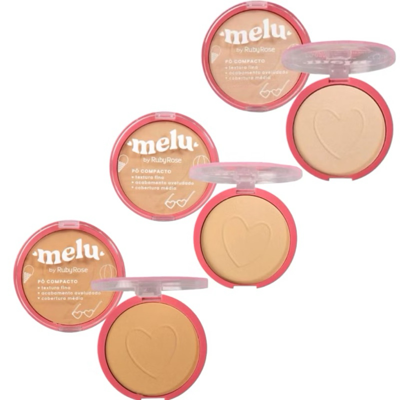 Pó Compacto Melu - Ruby Rose | Shopee Brasil