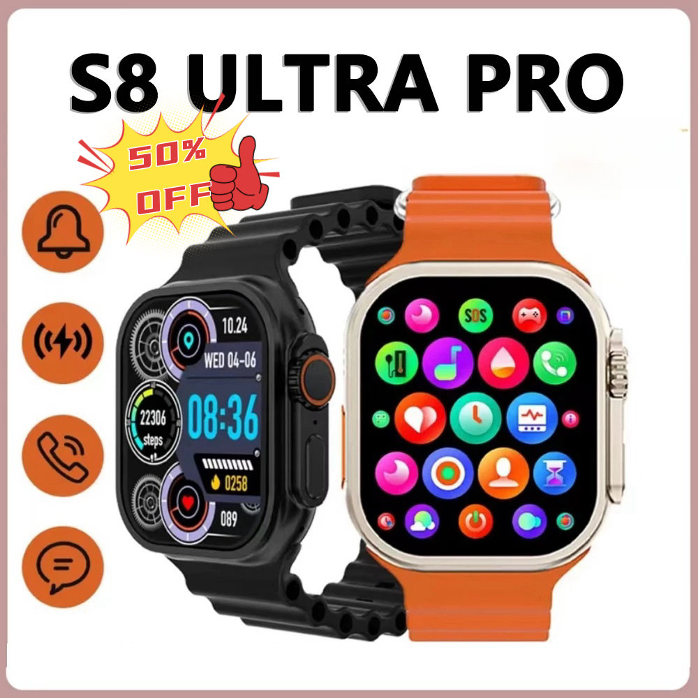 Relogio Smartwatch S8 Ultra Pro Smart Watch W68+ Ultra 2.2 Polegadas ...