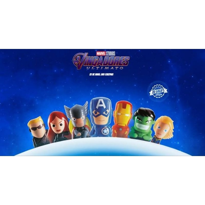 Lote GOGO's Marvel | Shopee Brasil