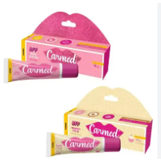 KIT Carmed BFF Protetor Hidratante Labial Efeito Gloss Beijinho FPS30 + Rosa Glitter 10g Cimed ...