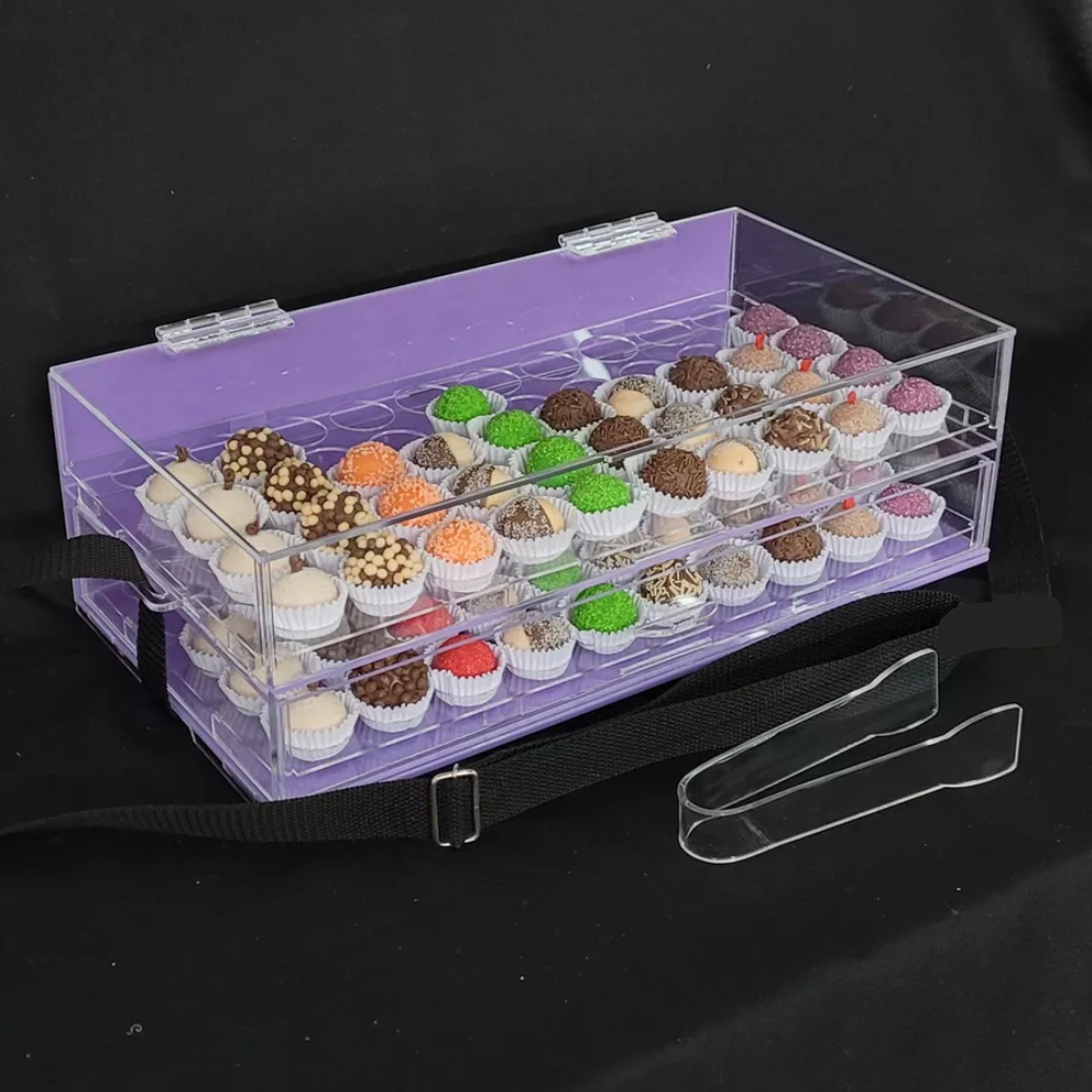 Expositor Brigadeiros 100 Brigadeiros Nº5, Inclui Alça,nicho | Shopee ...
