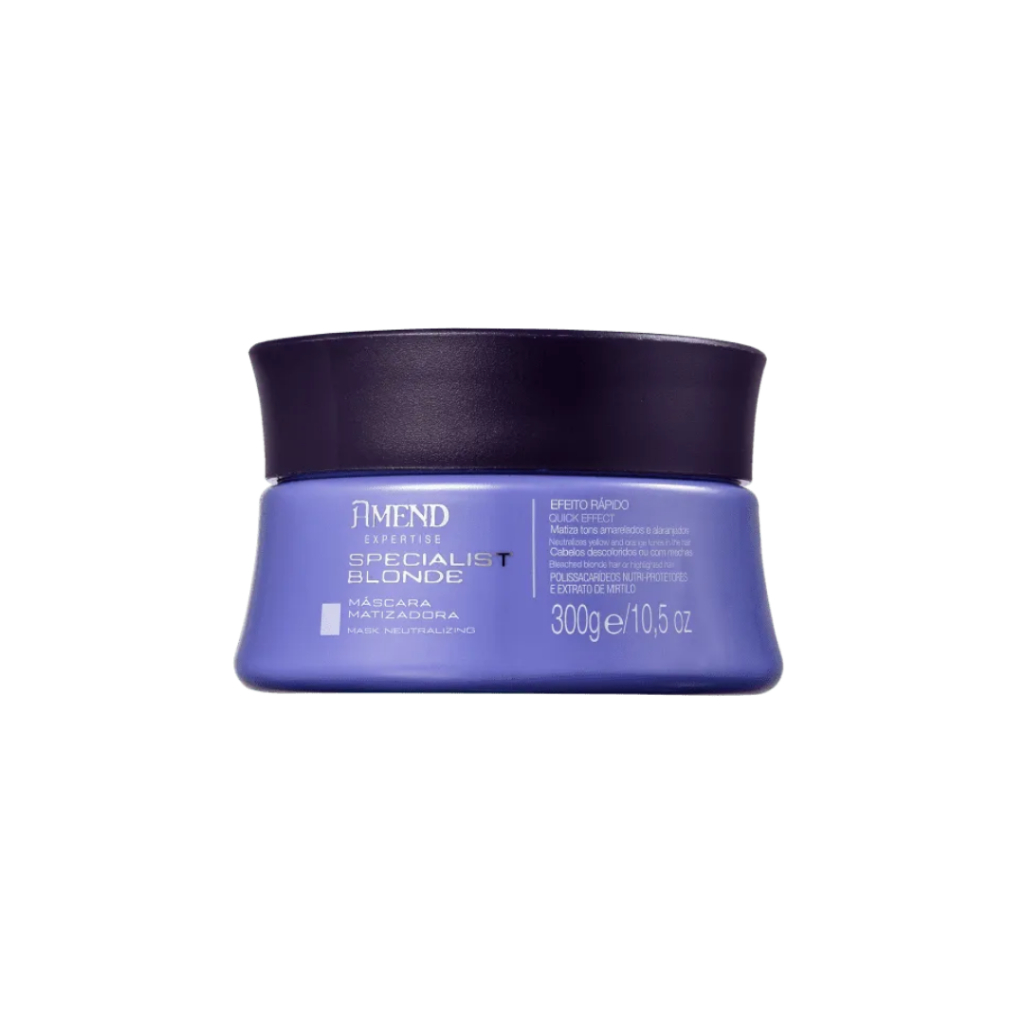 Máscara Matizadora Specialist Blond Amend 300g | Shopee Brasil