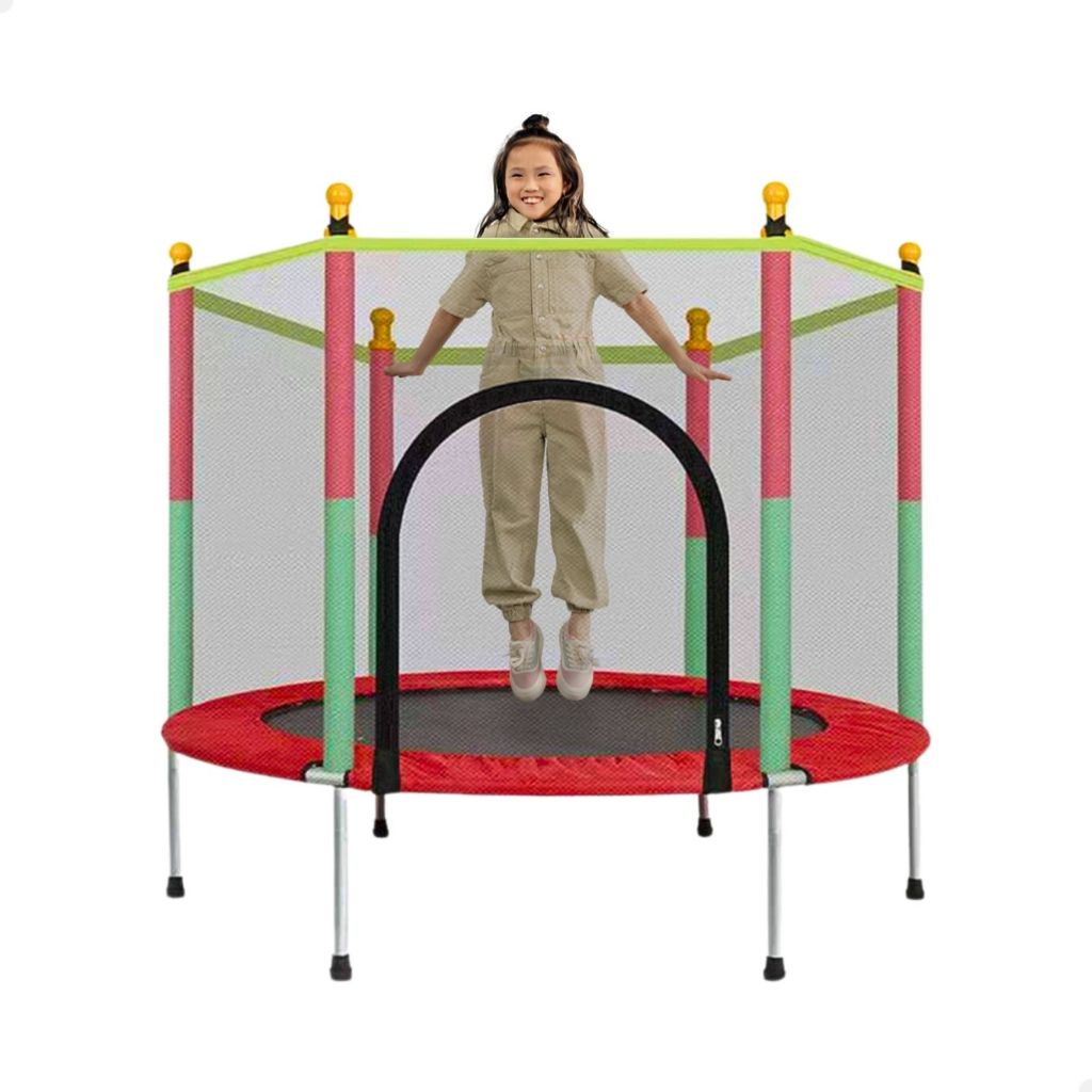 Cama Elástica Pula Pula Infantil Trampolim 1,4 metros | Shopee Brasil