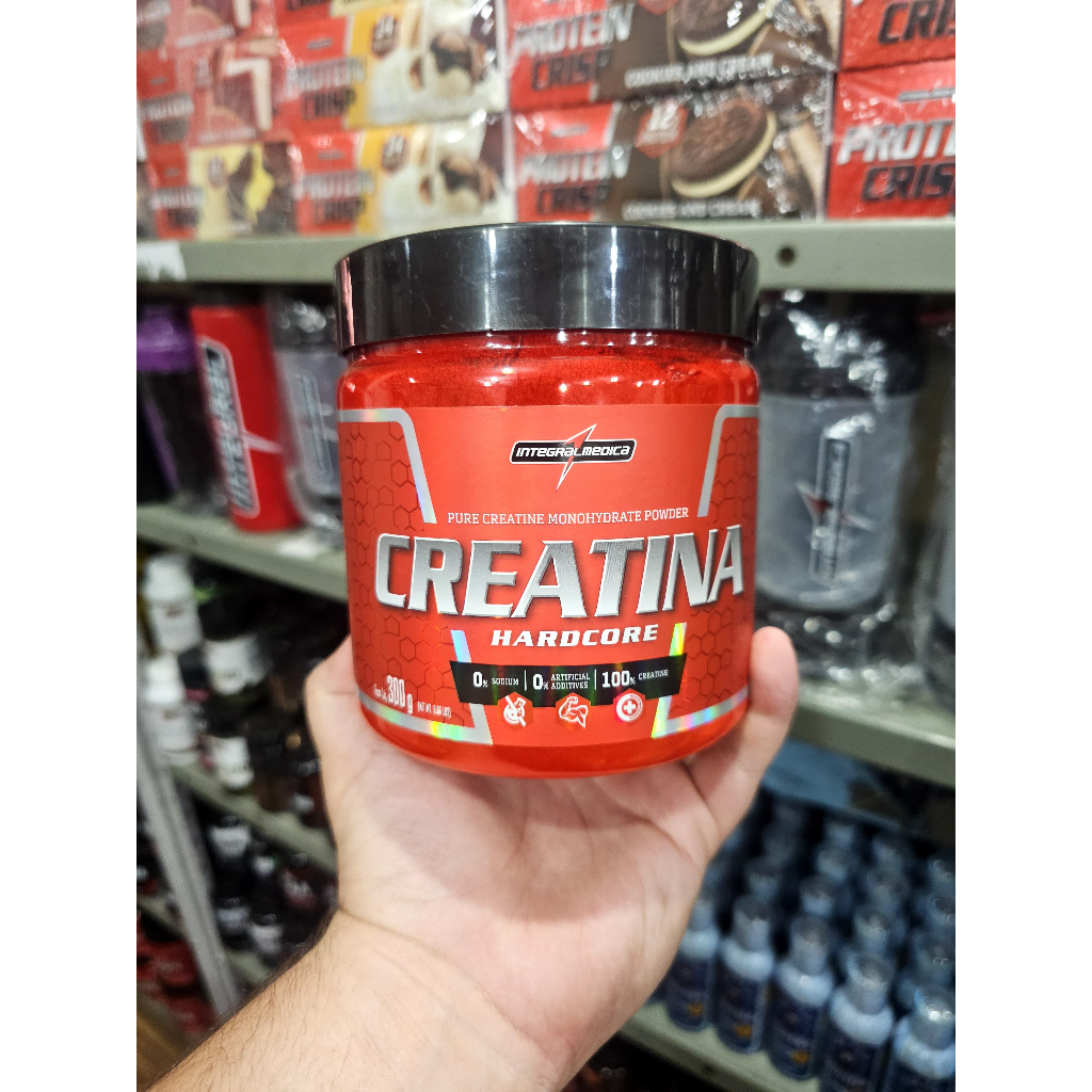 Creatina Monohidratada Hardcore Original 100% Pura - Integralmedica ...