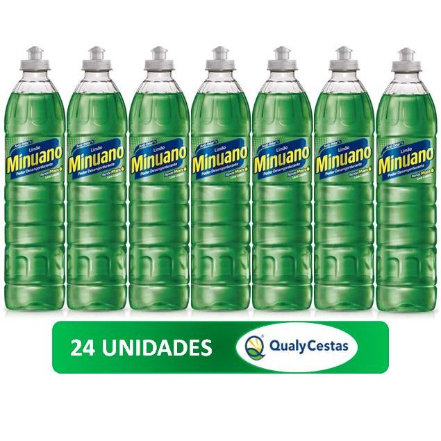 Detergente Minuano Fragrâncias 500ml (CAIXA COM 24 UNIDADES) | Shopee ...