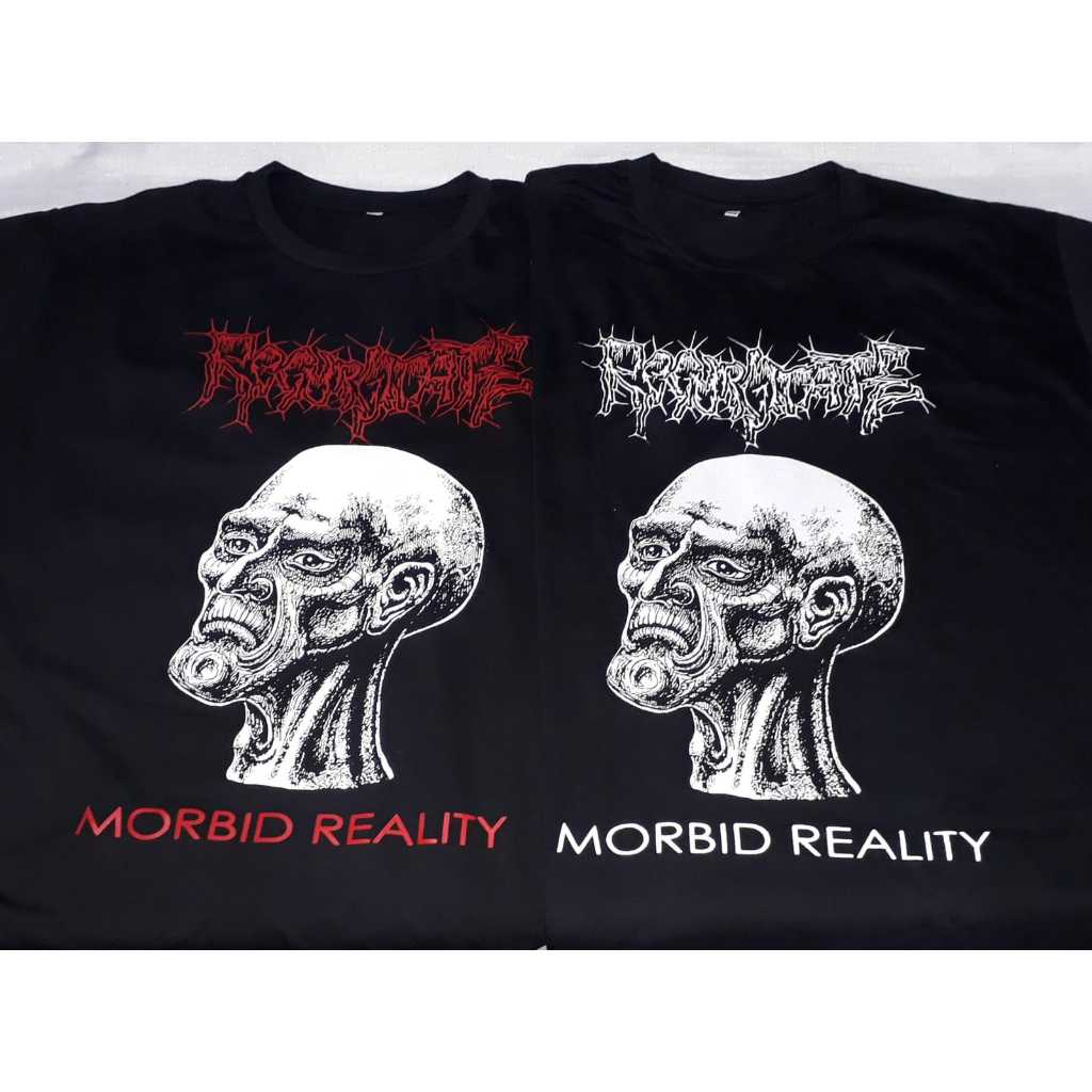 REGURGITATE: Morbid Reality - Camiseta PRETA. Manga CURTA e manga LONGA ...