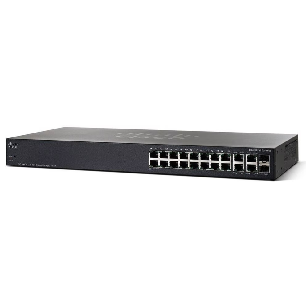 Cisco SG 300-20 Switch gerenciável Gigabit de 20 portas (USADO - USADO ...