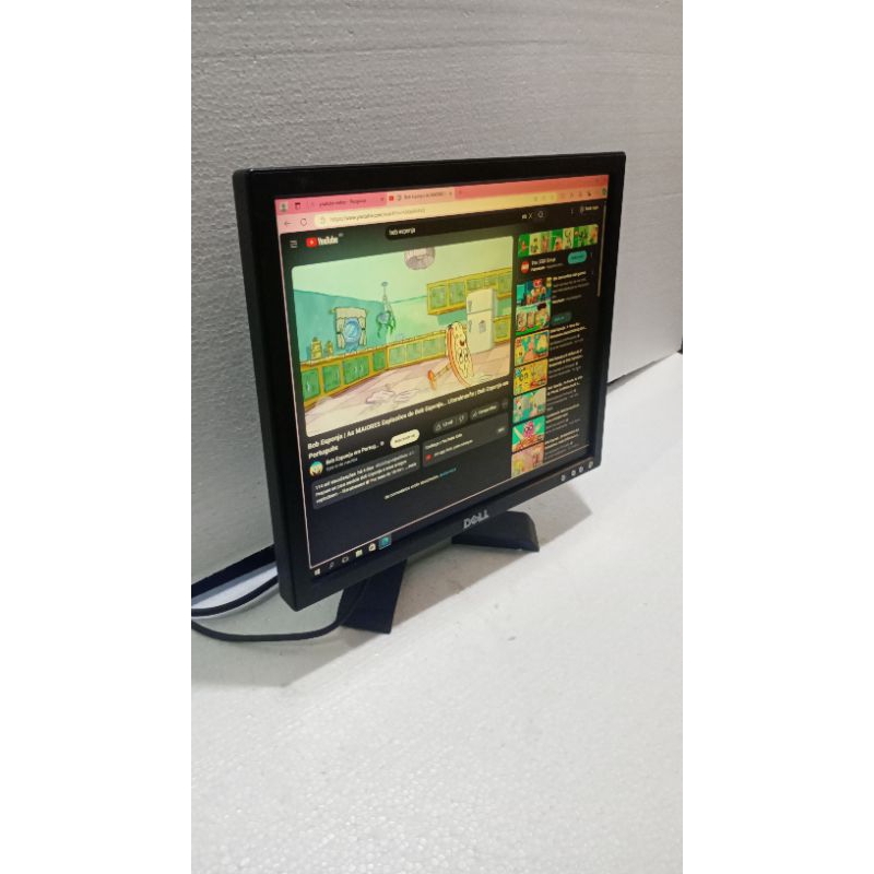 monitor de LCD Dell modelo E178Fpc 17 polegadas com defeito. | Shopee Brasil