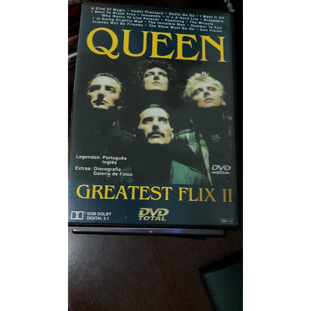 dvd queen greatest flix II | Shopee Brasil