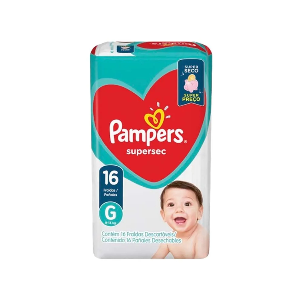 Fralda Pampers Supersec Tamanho G OU Huggies com Quantidades Diversas ...
