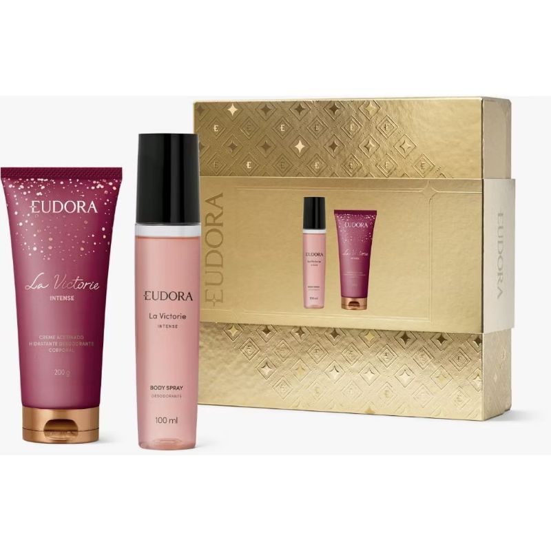 Eudora La Victorie Intense Kit presente Natal 2024 | Shopee Brasil
