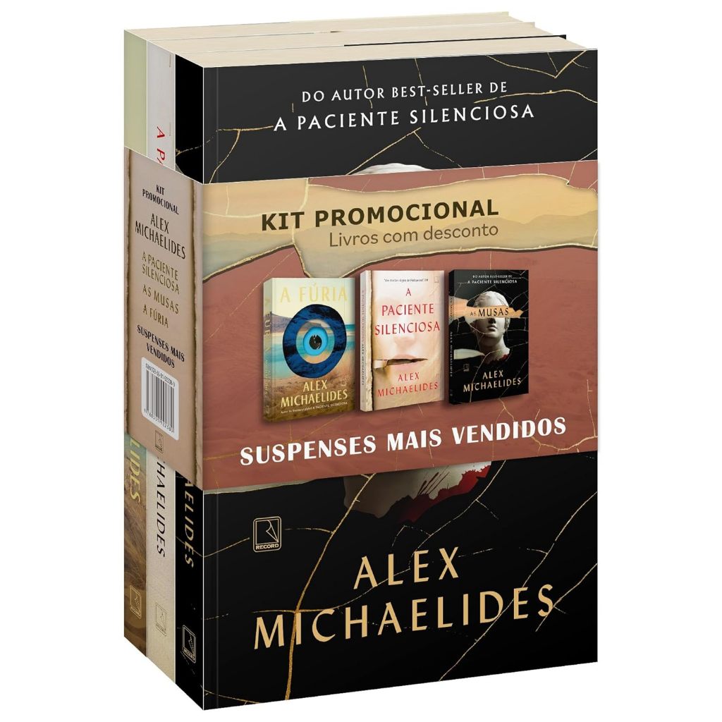 Kit Alex Michaelides | 3 Livros | A paciente silenciosa, As musas & A ...