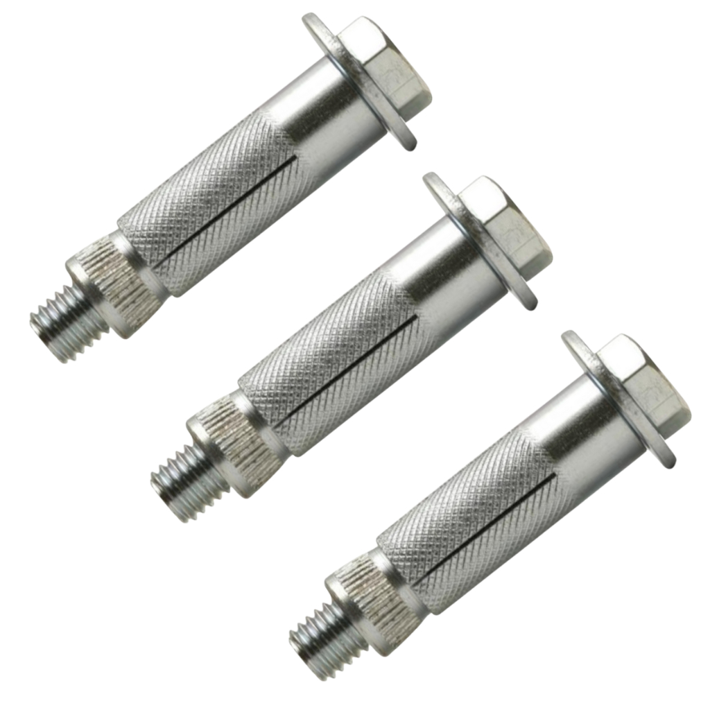 Kit 20 Parabolt Chumbador Bucha Parafuso 1/4 por 2 polegadas | Shopee ...