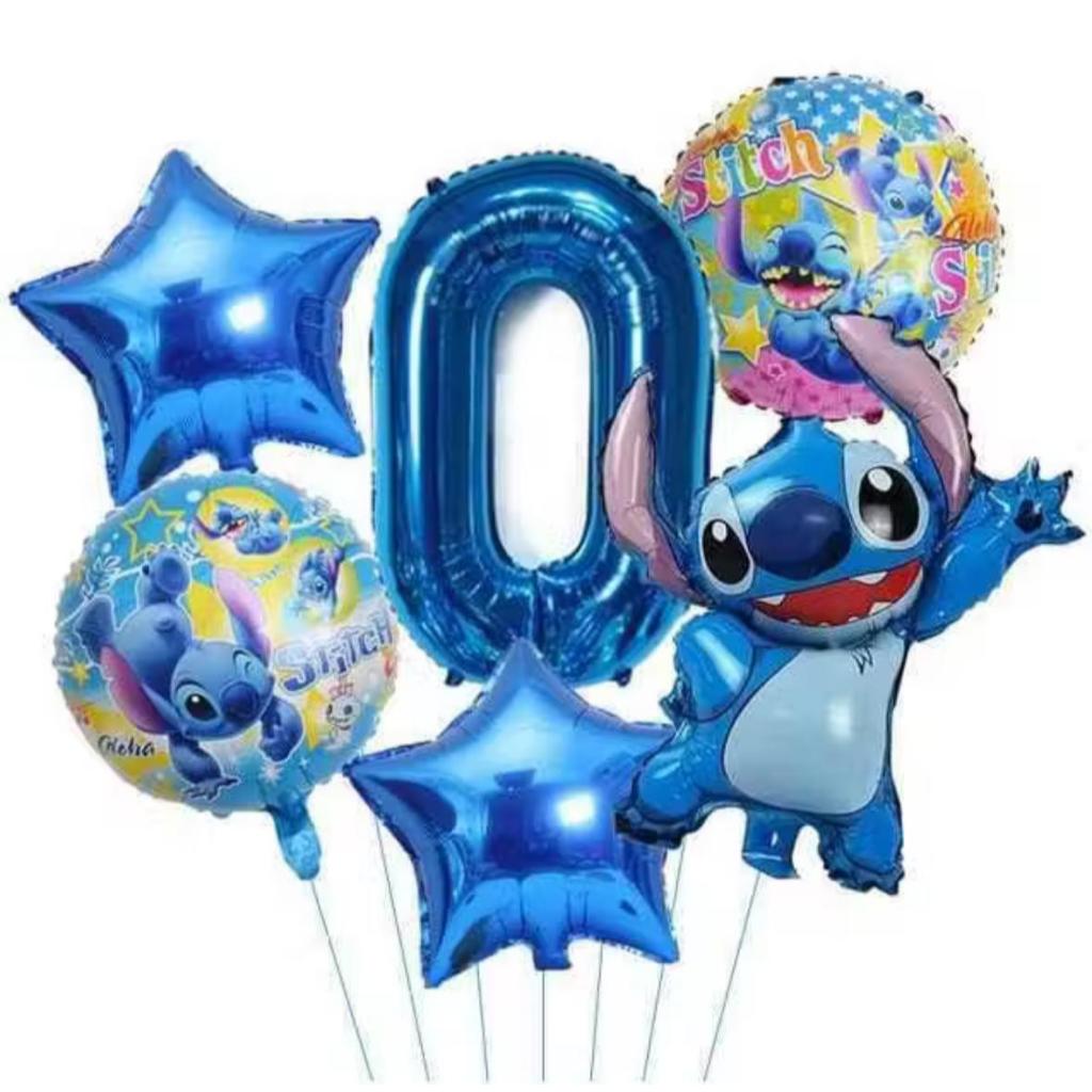 Kit Balão Metalizado AngelLilo Stitch 65cm | Shopee Brasil