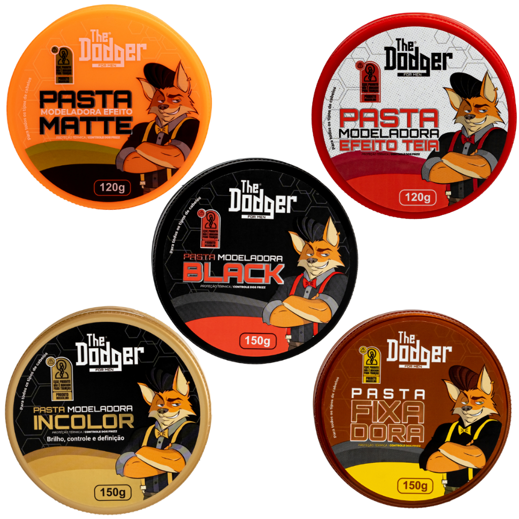 Pasta Modeladora Teia Matte Black Incolor Fixadora The Dodger | Shopee ...