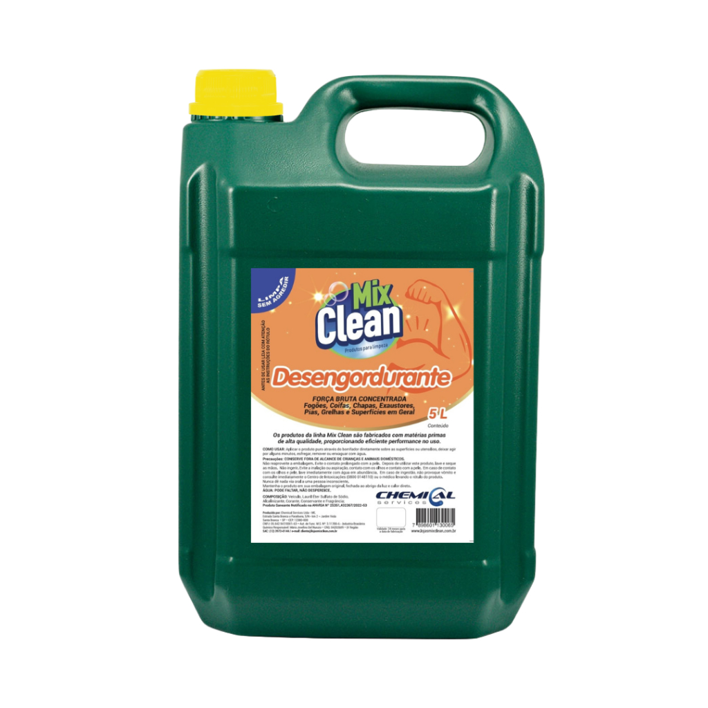 DESENGORDURANTE MIXCLEAN 5L | Shopee Brasil